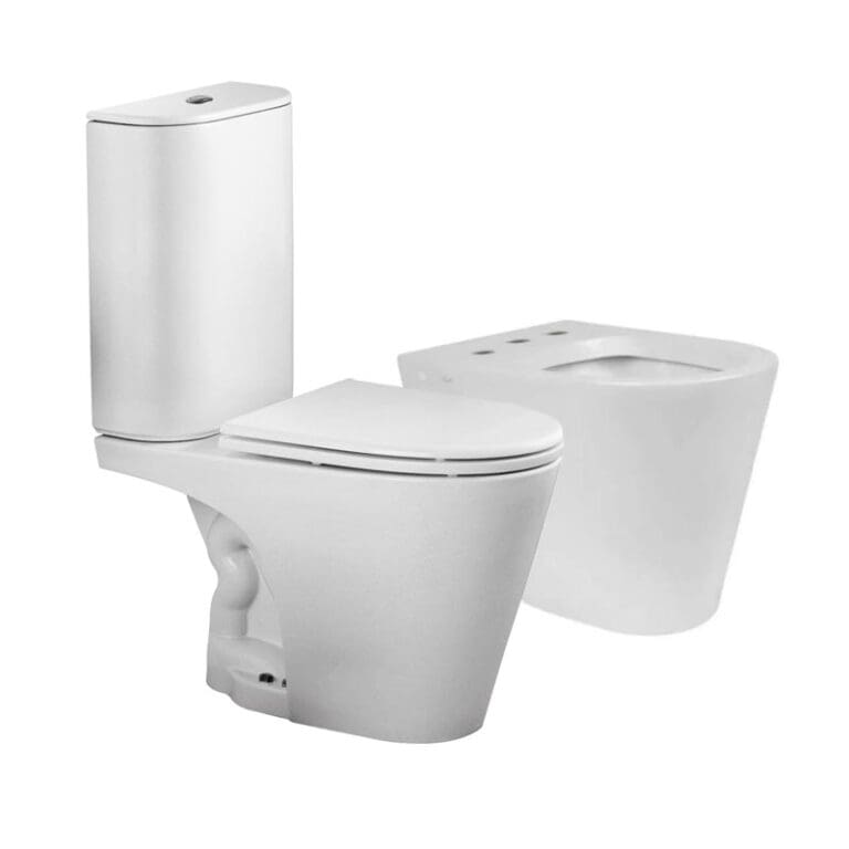Combo Marina Inodoro + Deposito + Asiento + Bidet - Accesaniga Combo Marina Inodoro + Deposito + Asiento + Bidet - Accesaniga